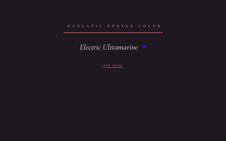 Raklatic Purple Color ― Perchance Generator