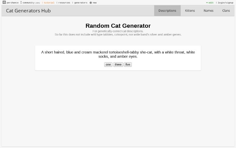 Random Cat Generator