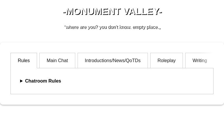 -MONUMENT VALLEY- ― Perchance Generator
