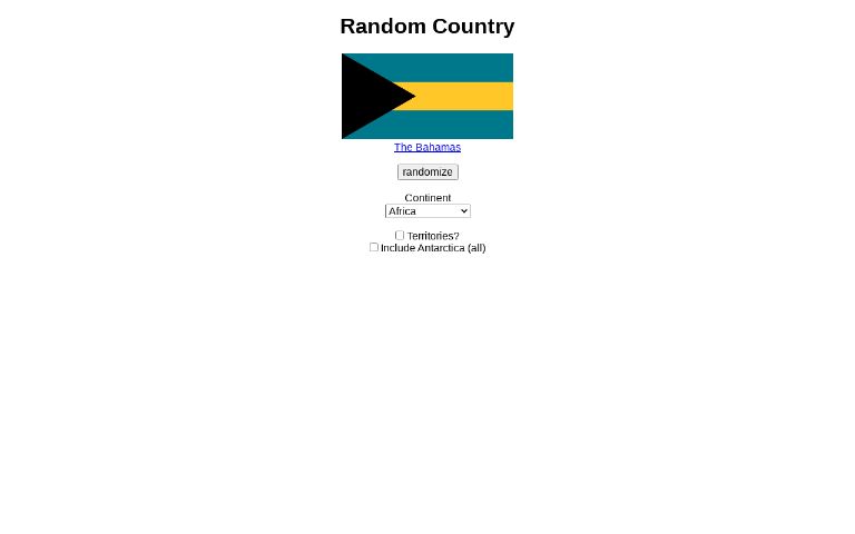 Random Country ― Perchance Generator