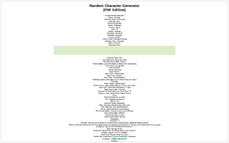 Random Character Generator (FNF Edition)