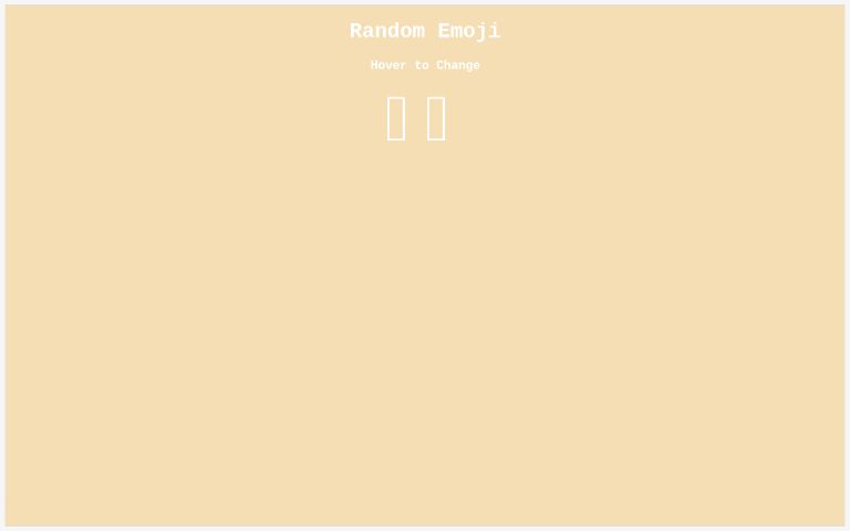 Random Emoji ― Perchance Generator