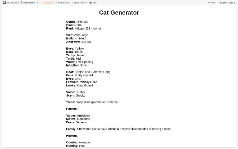 Cat Generator