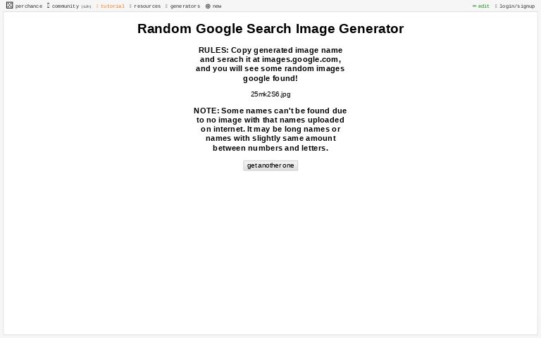 Random Google Search Image Generator