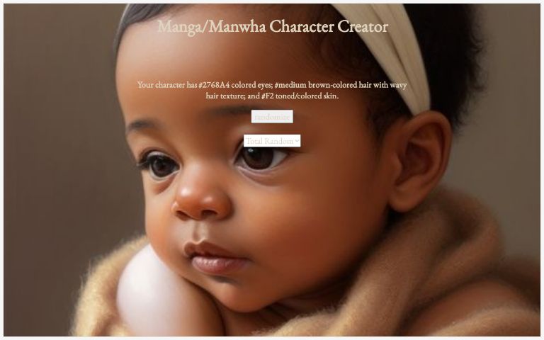 Manga/Manwha Character Creator ― Perchance Generator