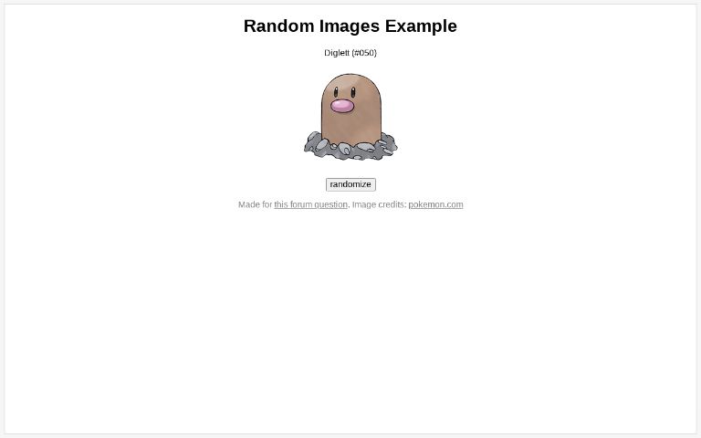 Random Images Example ― Perchance Generator