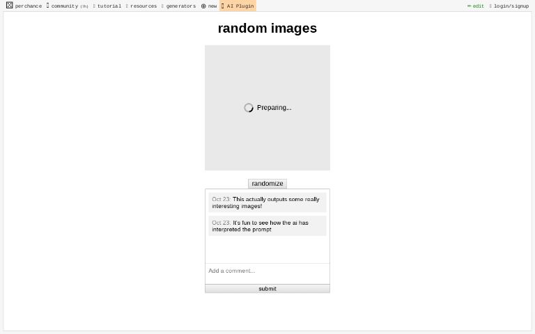 random images ― Perchance Generator