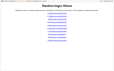 Random Imgur Album ― Perchance Generator
