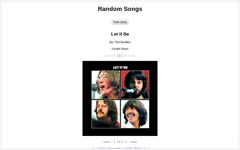 Random Songs ― Perchance Generator