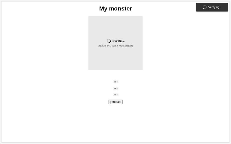 My monster ― Perchance Generator