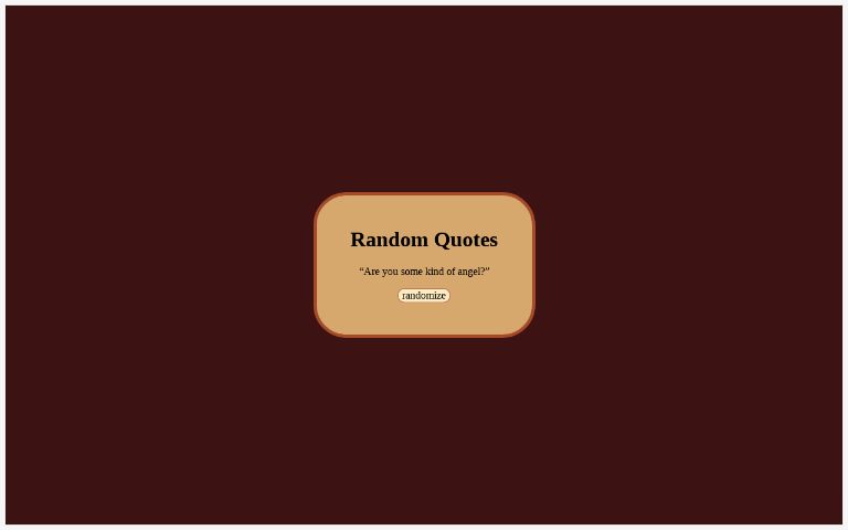 Random Quotes ― Perchance Generator