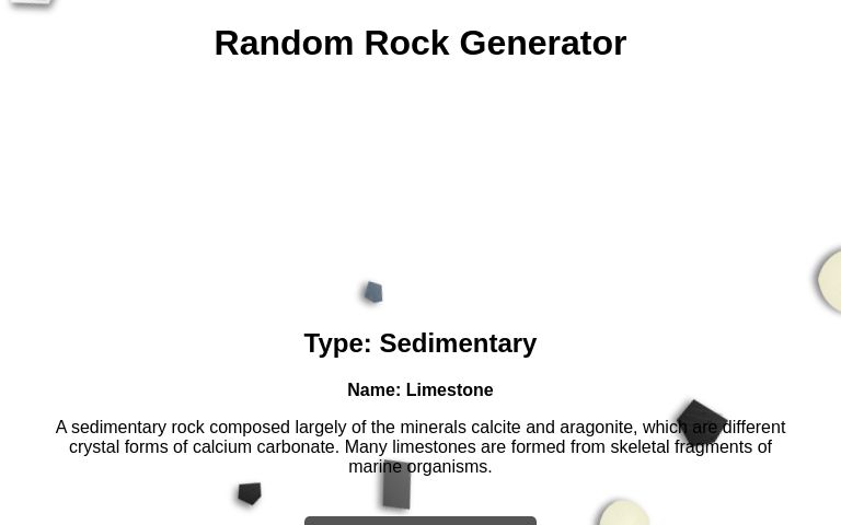 Random Rock Generator