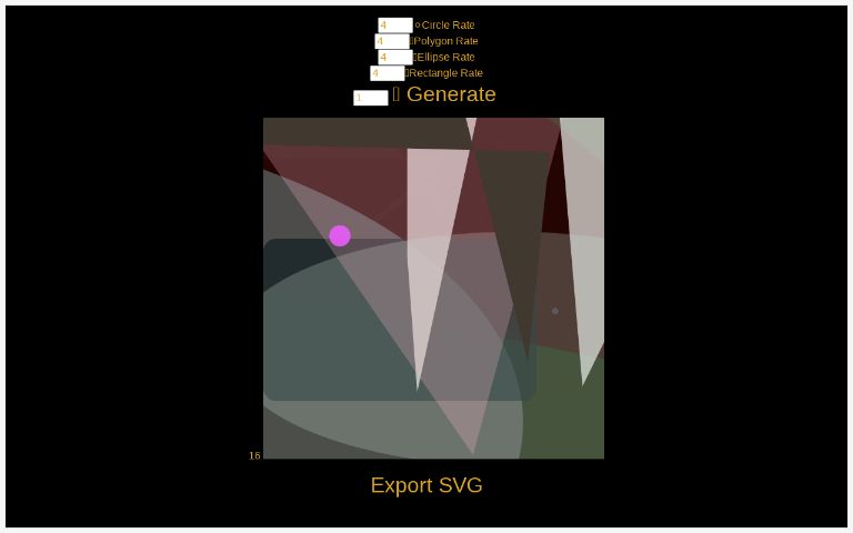 Random Shapes Svg ― Perchance Generator