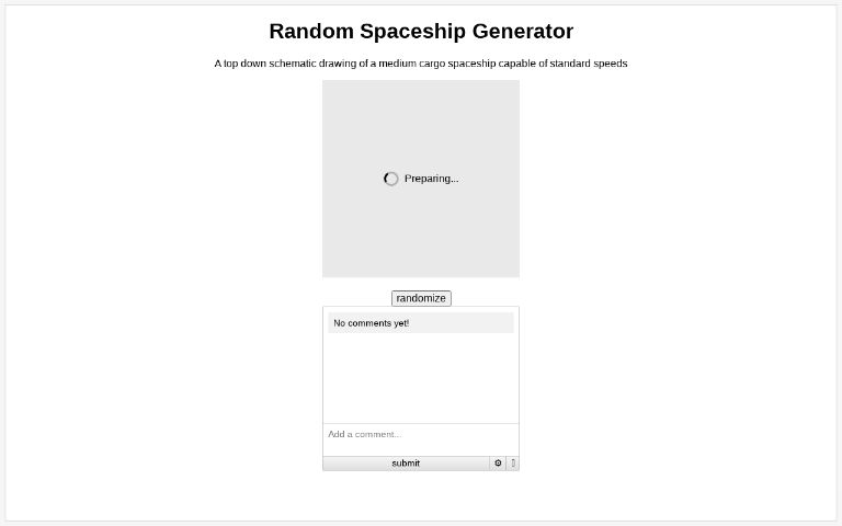 Random Spaceship Generator