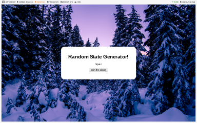 Random State Generator!