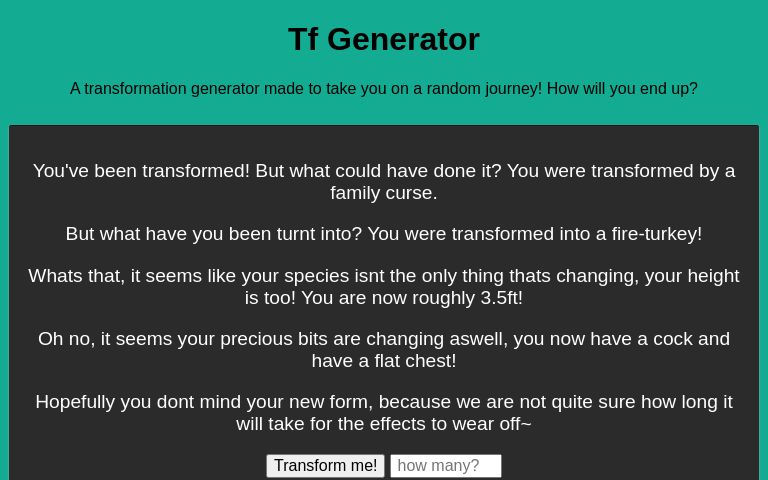 Tf Generator