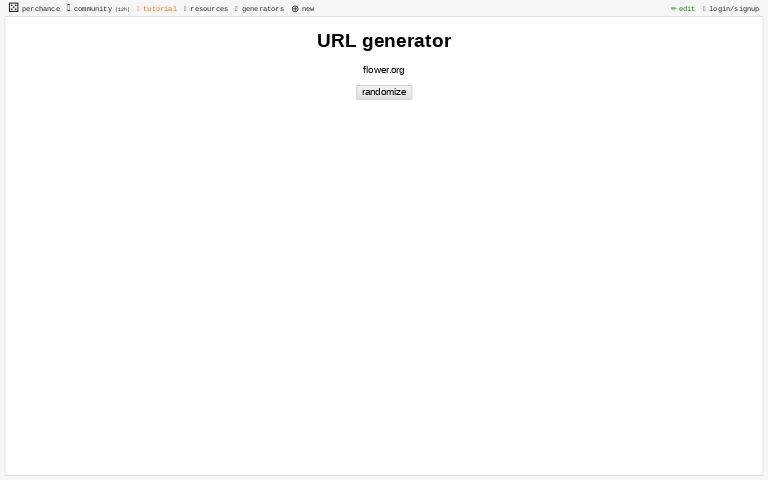 URL generator