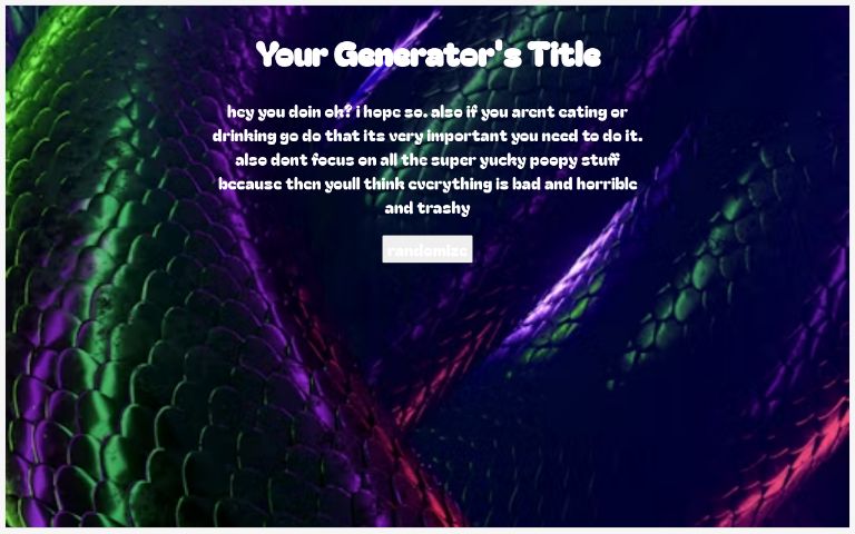 Random Url Yep ― Perchance Generator