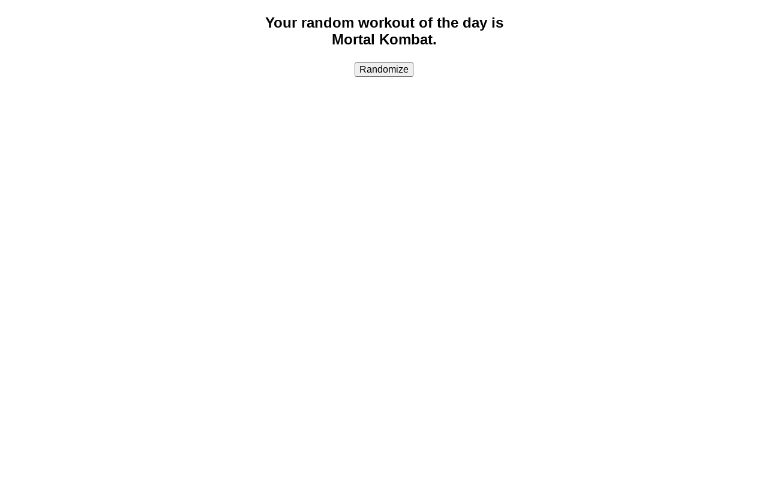 Your random workout of the day is Artist Series: Daisy Jones & The Six. ― Perchance Generator