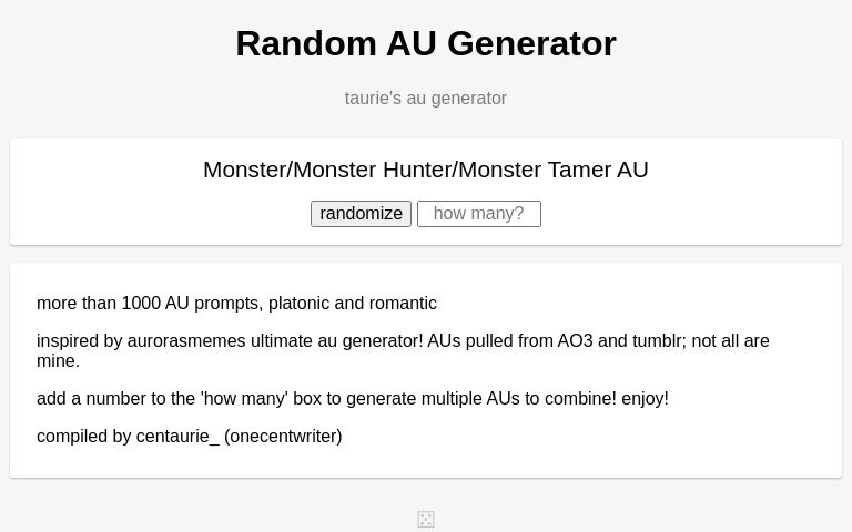 Random AU Generator