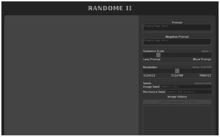 ℝ𝔸ℕ𝔻𝕆𝕄𝔼 𝕀𝕀 ― Perchance Generator