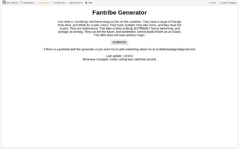 Fantribe Generator