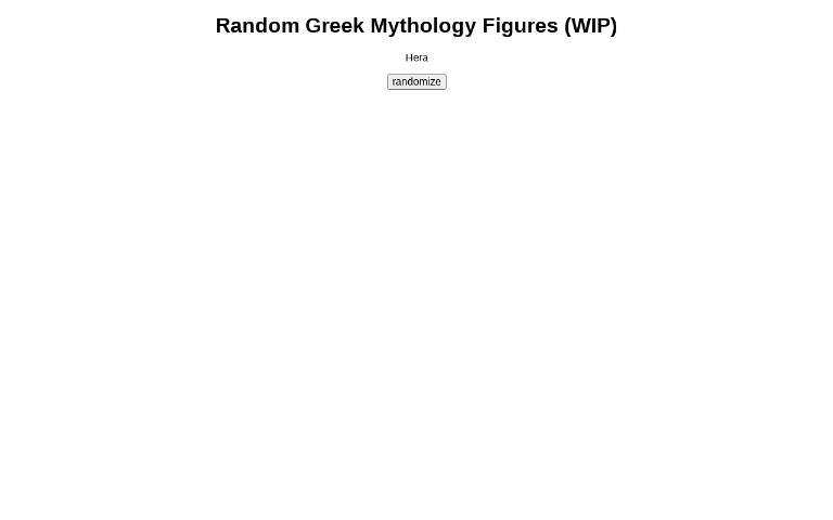 Random Greek Mythology Figures (WIP) ― Perchance Generator