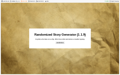 Randomized Story Generator (1.1.9)
