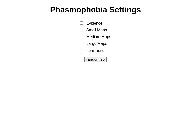 randomphasmophobia ― Perchance Generator