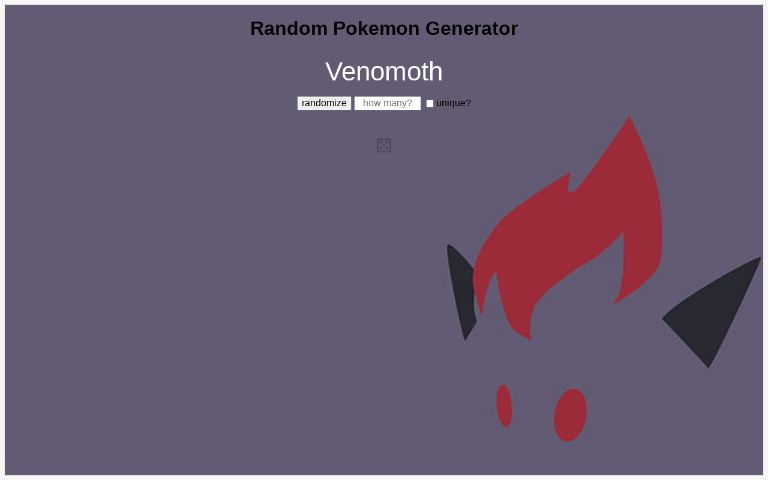 Random Pokemon Generator