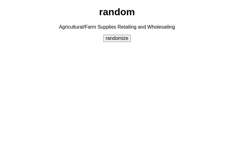 random ― Perchance Generator