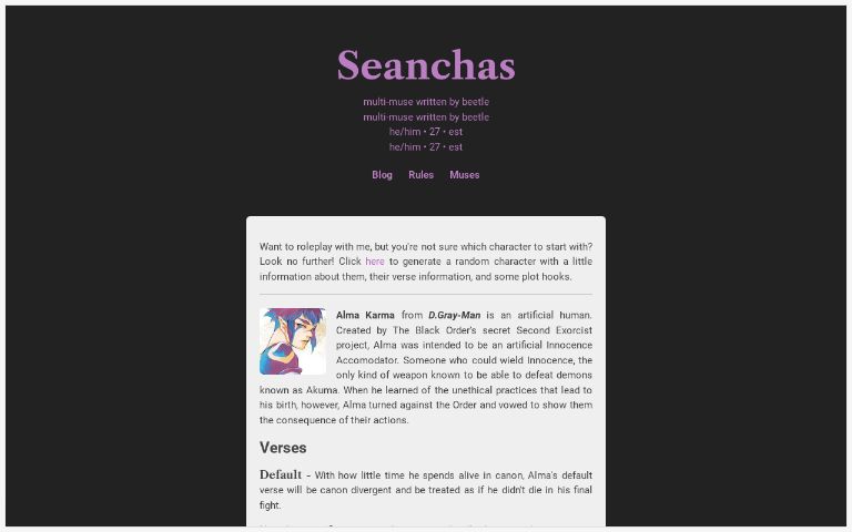 Verses ― Perchance Generator