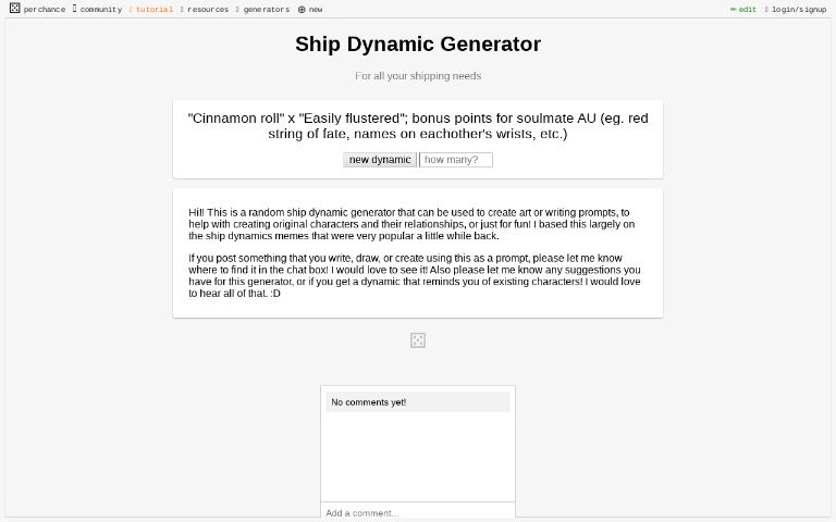 Ship Dynamic Generator