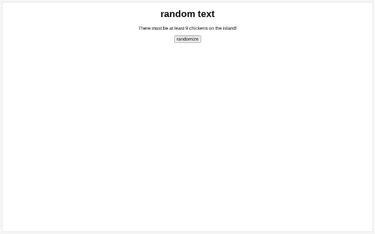 random text ― Perchance Generator