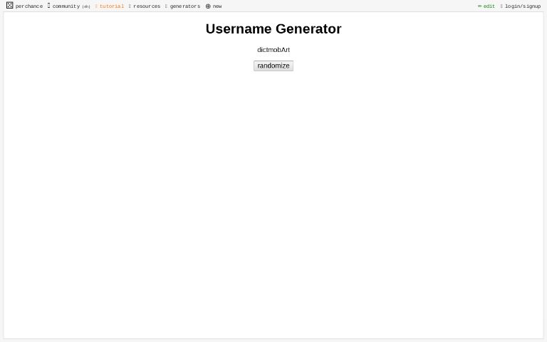 Username Generator