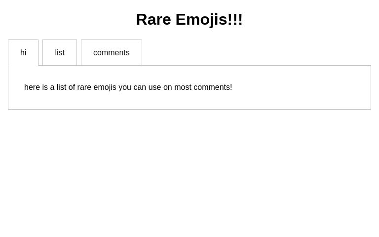 Rare Emojis!!! ― Perchance Generator