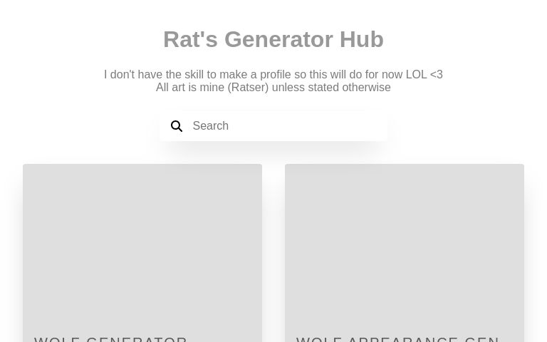 Rat's Generator Hub