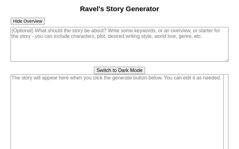 Burg's Take on AI Story Generator (Experimental version) (free ...