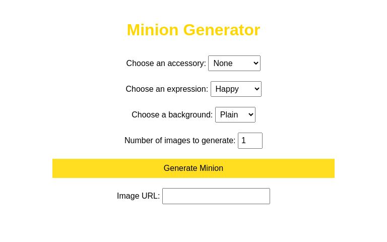 Minion Generator