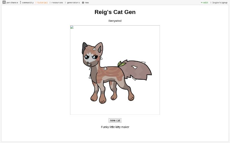 Reig's Cat Gen