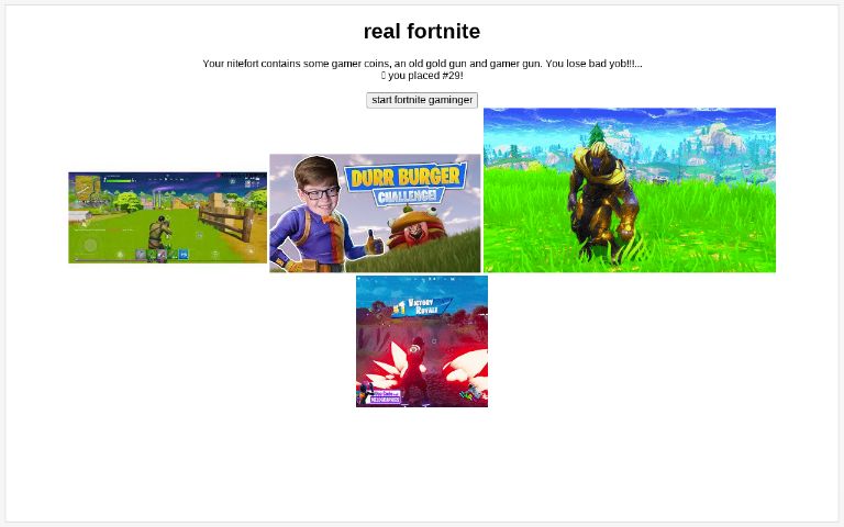 real fortnite ― Perchance Generator