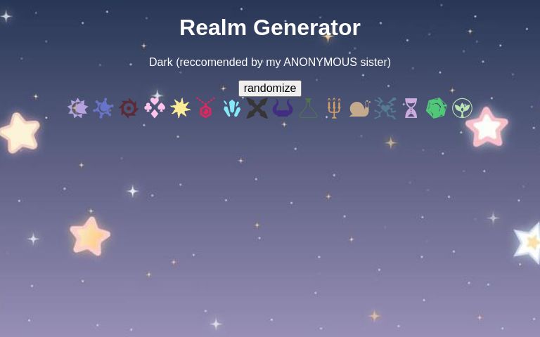 Realm Generator