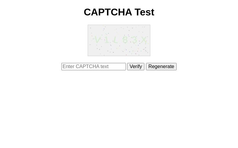 CAPTCHA Test ― Perchance Generator