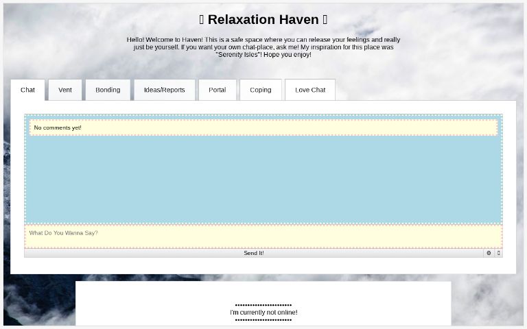 ⛅ Relaxation Haven ⛅ ― Perchance Generator