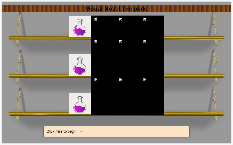 Visual Novel Template ― Perchance Generator