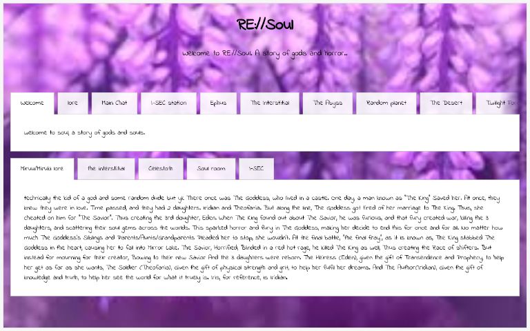 RE://Soul ― Perchance Generator