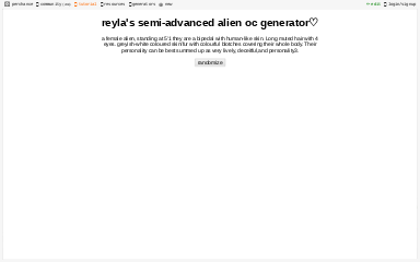 reyla's semi-advanced alien oc generator♡