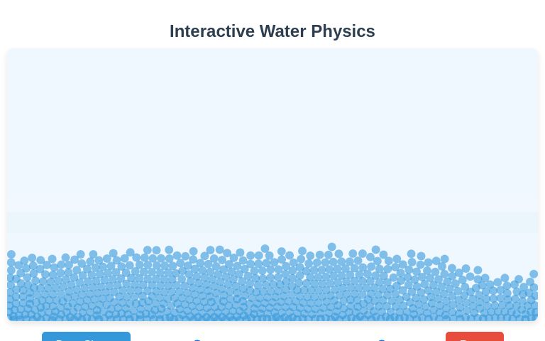 Interactive Water Physics ― Perchance Generator