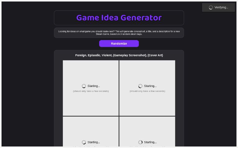 Game Idea Generator