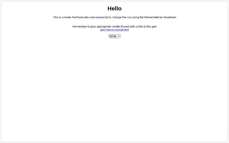 Hello ― Perchance Generator